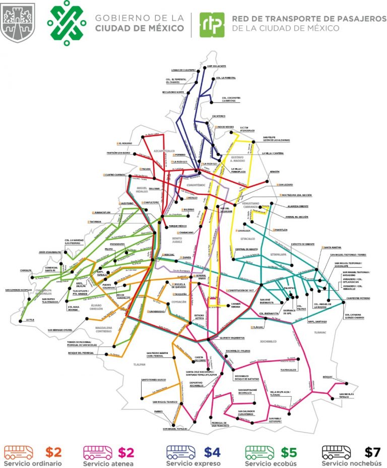 RTP lanza nuevo mapa de su red de rutas - Prensa Animal