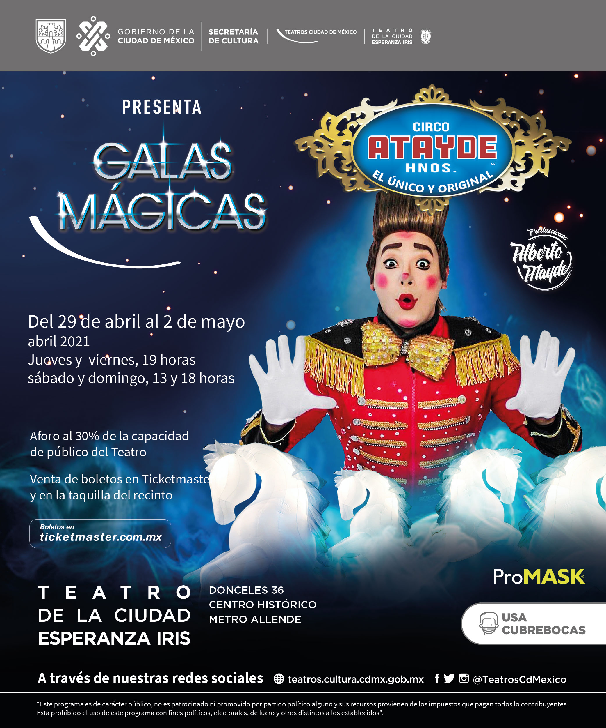 Llega Circo Atayde Hermanos al Esperanza Iris - Prensa Animal