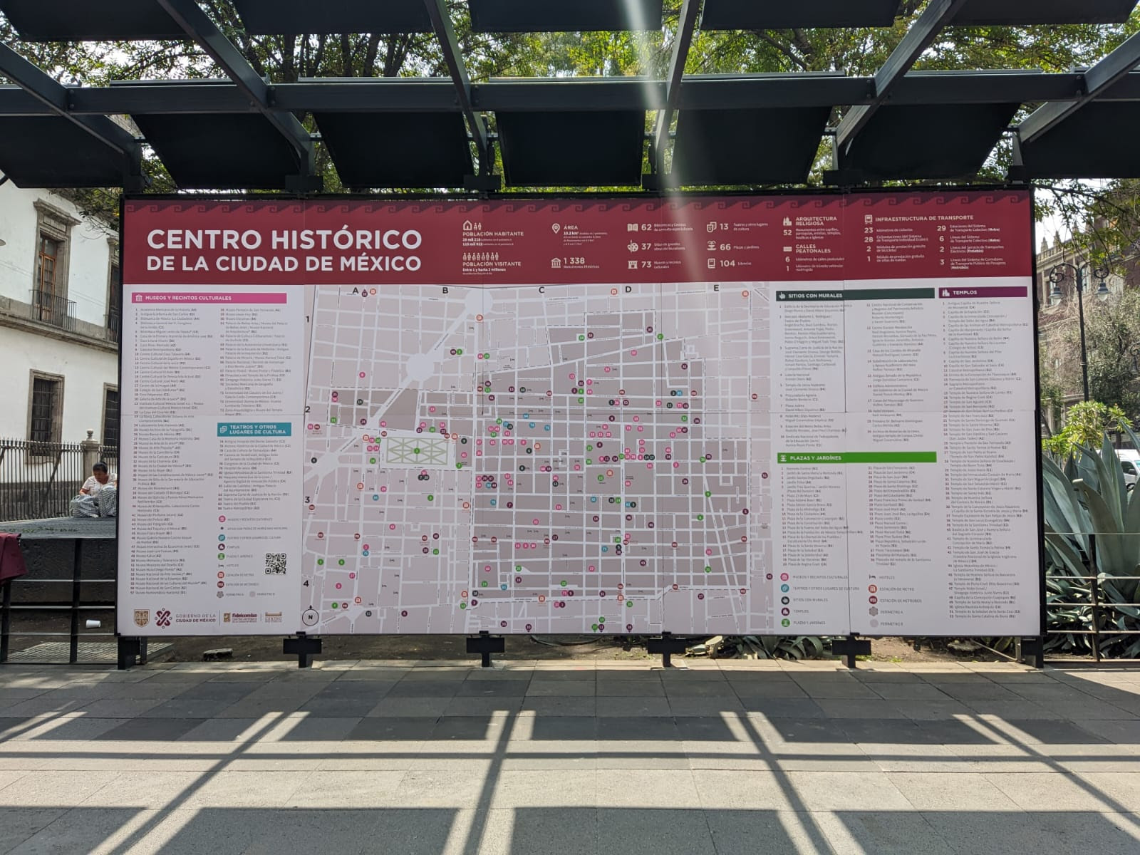 Inauguran mapa turístico de gran formato en el Centro - Prensa Animal