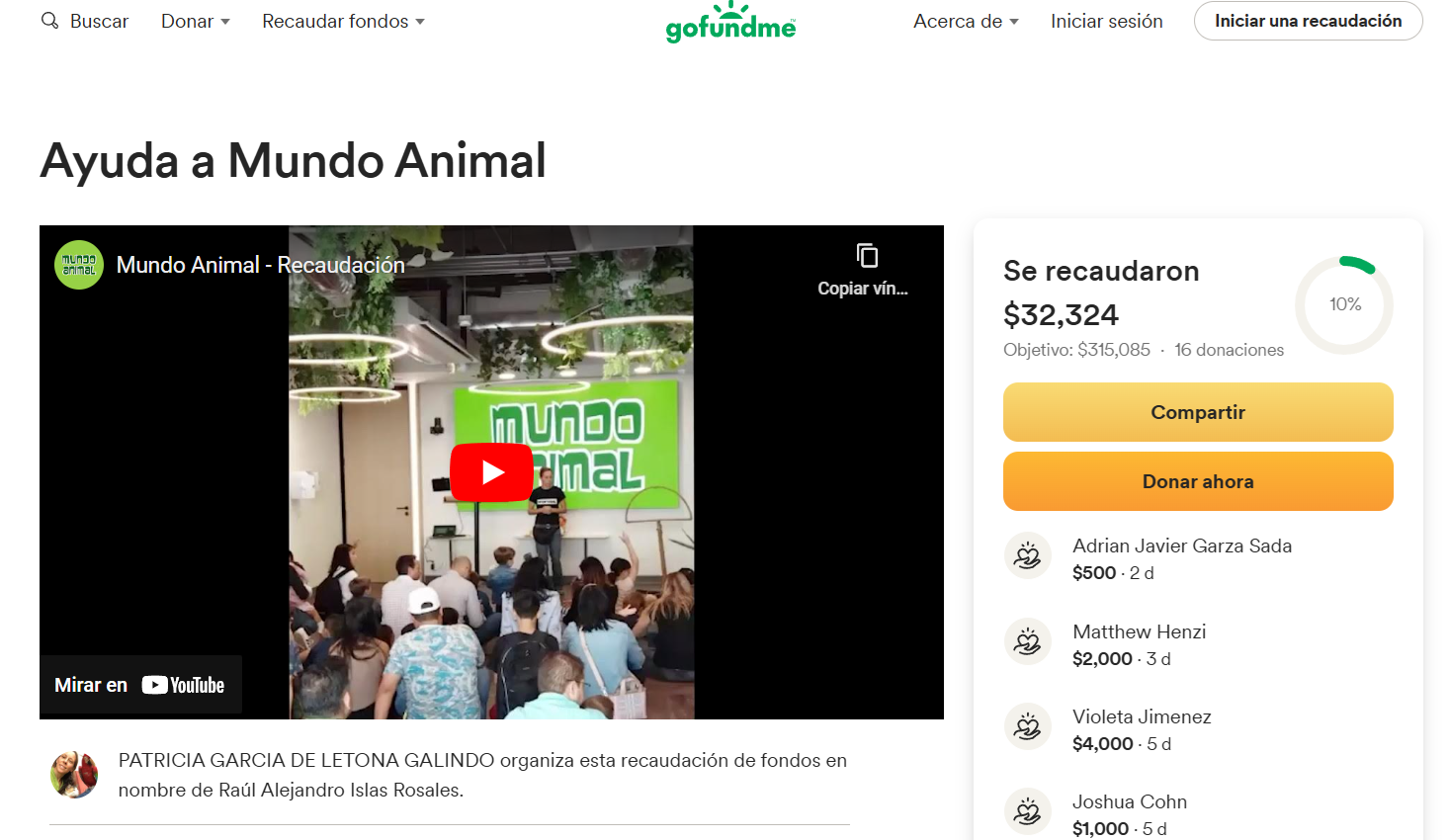 Ayuda a Mundo Animal a sostener a 22 especies - Prensa Animal