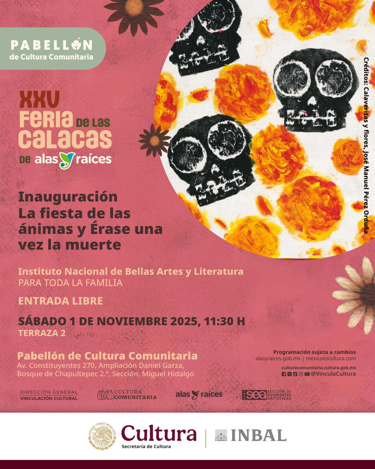 ¡Celebra el Día de Muertos en la Feria de las Calacas! - Prensa Animal